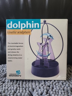 Vintage Natural Wonders Dolphins Perpetual Motion Kinetic Art~NEW IN ...