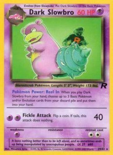 Dark Slowbro - 29/82 - Rare - Unlimited Edition Team Rocket MP | eBay