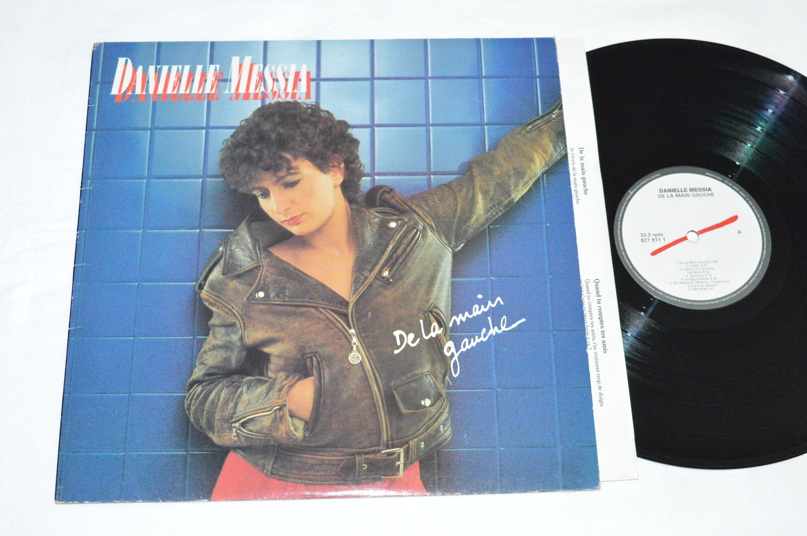 DANIELLE MESSIA De La Main Gauche LP 1982 Barclay Records Canada Vinyl ...