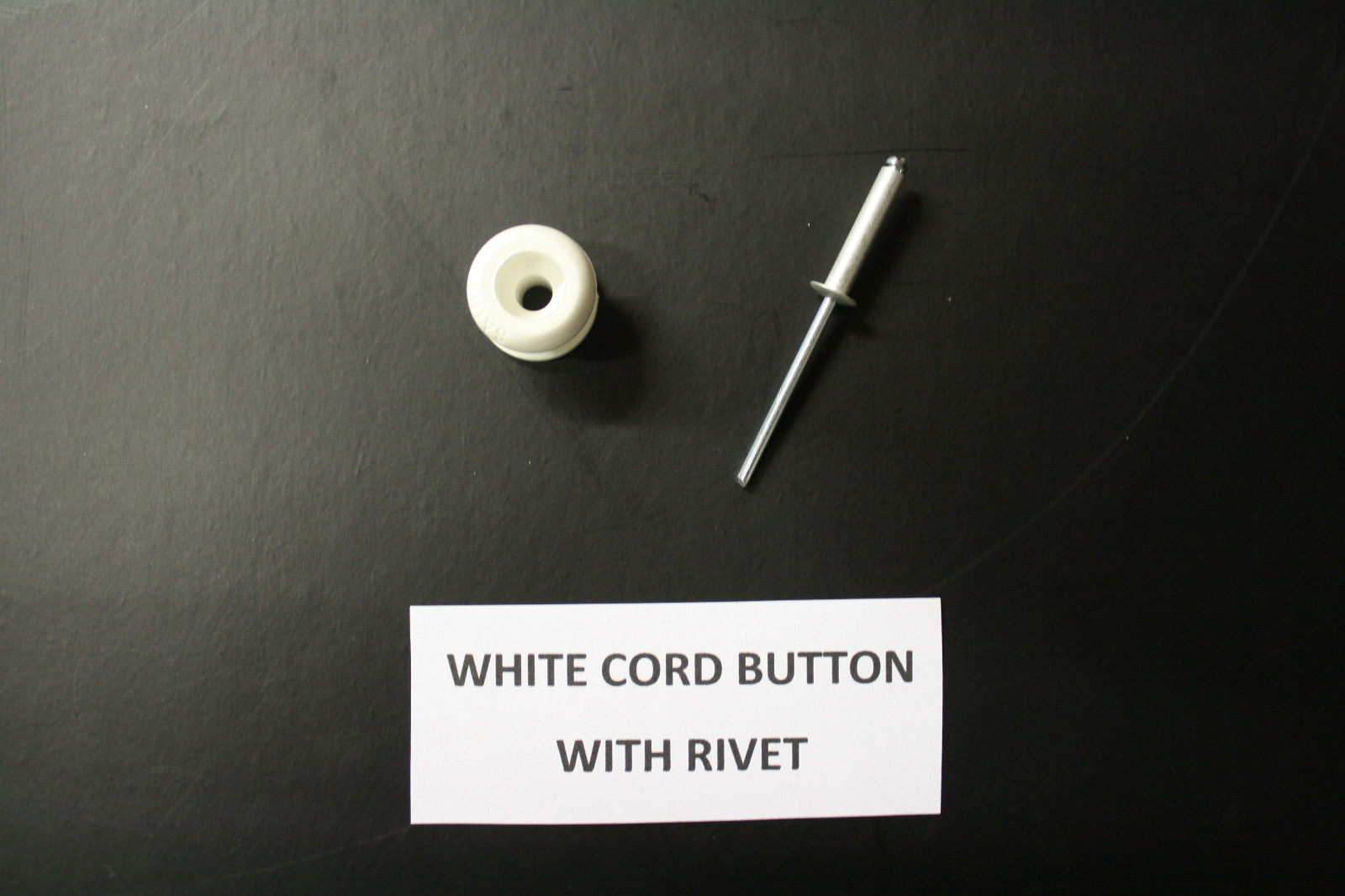 6 pack CORD BUTTONS (Bell) WHITE + RIVETS FOR TONNEAUS (TARP CLIP ...
