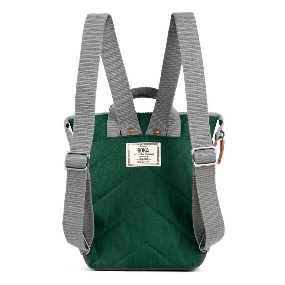 Roka Bantry B Small Recycled Canvas Weather Resistant Backpack Bag ...