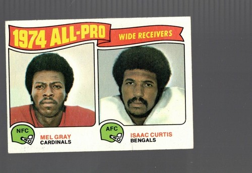 1975 TOPPS #211 MEL GRAY ISAAC CURTIS CARDINALS BENGALS-W/TOP LOADER | eBay