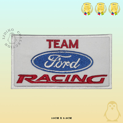 Team Ford Racing Embroidered Iron On Sew On Patch Badge For Clothes ...