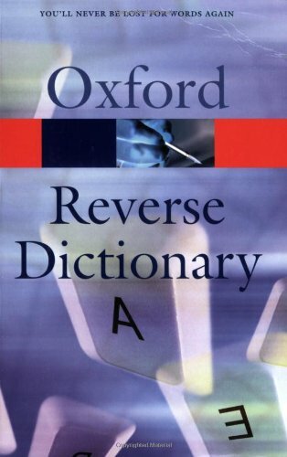 The Oxford Reverse Dictionary. 9780192801135 9780192801135| eBay