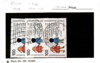 Germany, Postage Stamp, #1790 (3 Ea) Used, 1993 UNICEF (AC) | eBay