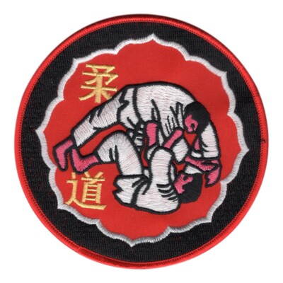 Martial Arts Embroidered Badge - Judo Flip Big Large Back Gi Patch ...
