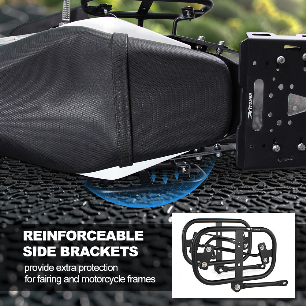 Saddlebag Support Rack Pannier Rack Fit For Honda Grom 125 MSX 125 2016 ...