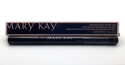 New In Box Mary Kay Waterproof Liquid Eyeliner Pen Intense Black ...