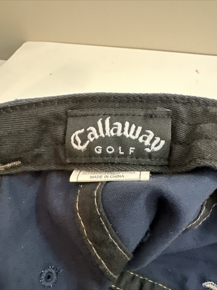 Callaway Golf Hat Cap Freedom Embroider Navy International Adjustable ...