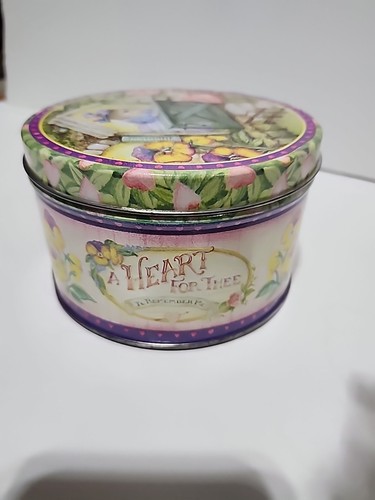 Powder Puff Tin A Heart For Thee To Remember Me Mouse | eBay