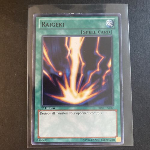 Yu-Gi-Oh! TCG Raigeki BP01-EN032 1st Edition | eBay
