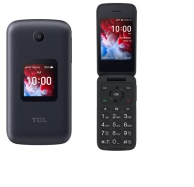 TCL Flip Pro Slate Gray Basic Verizon Flip Cell Phone 4056S Post Pay US ...