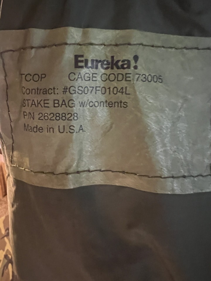 USMC TCOP Tent Combat One Person. M81 Woodland W/ Rainfly NIB Eureka ...