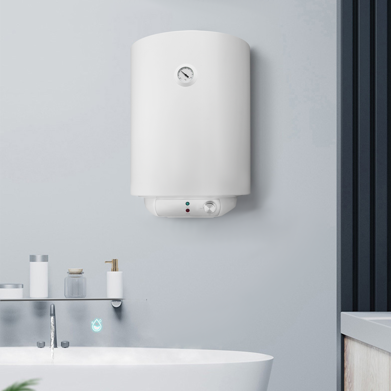 Elektro Warmwasserspeicher Boiler 40 50 L Liter | eBay