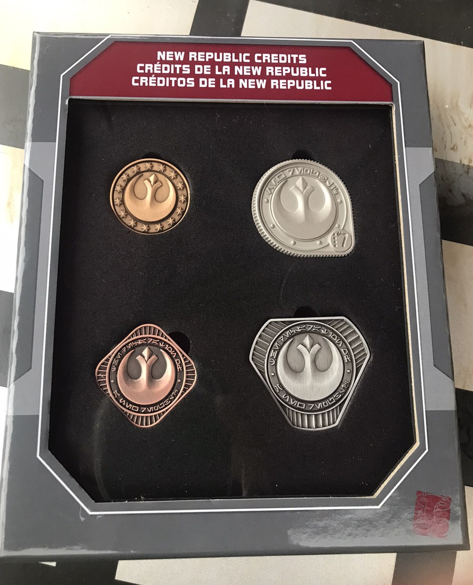 Star Wars Republic Credits Metal Credits And Coins | Hyperspace Props
