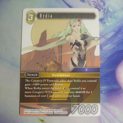 Final Fantasy TCG Opus XI Rydia 11-083R/PR-051 | eBay
