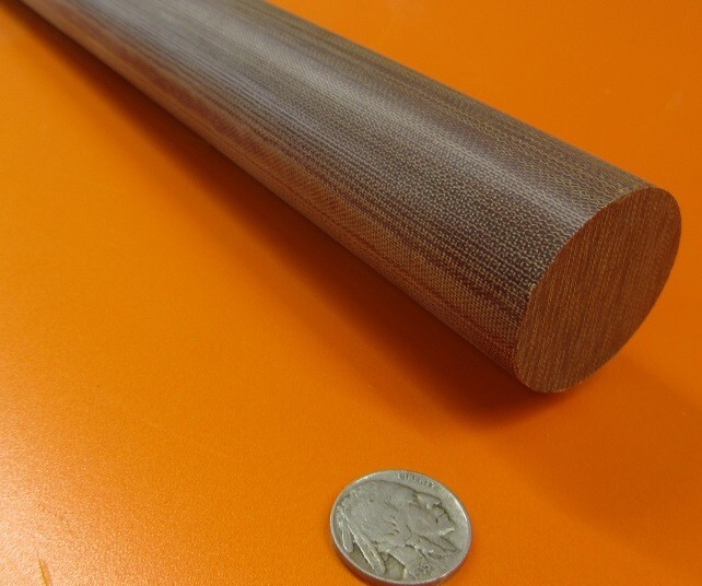 Phenolic Micarta CE Canvas Rods 1.50 (1 1/2") Diameter x 48" Long | eBay