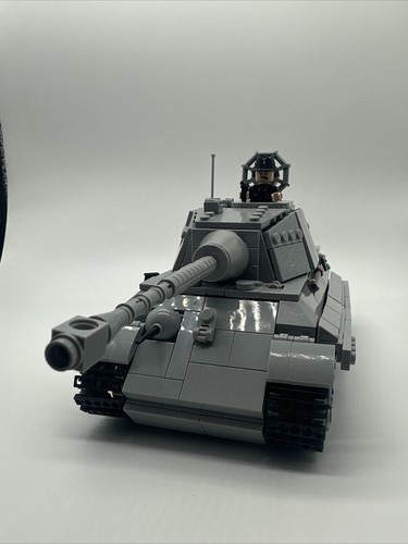 Lego WW2 Brickmania - Tiger 2 - King Panzer - German Tank - Genuine ...