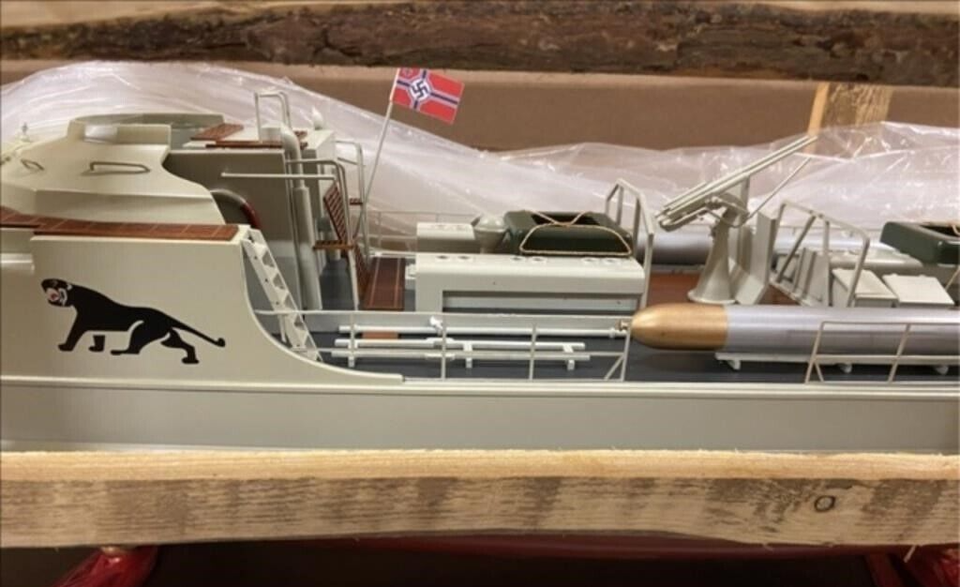 German Schnellboot S-100 "E-boat" Fast Attack Craft , Wood Ship Model ...