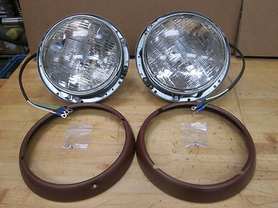 (2) TRUCK HEADLIGHTS; NSN: 6220-01-079-1673 FITS M-915 SERIES TRUCKS ...