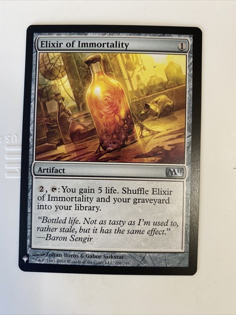 MTG Elixir of Immortality Mystery Booster - Magic 2011 206/249 Regular ...