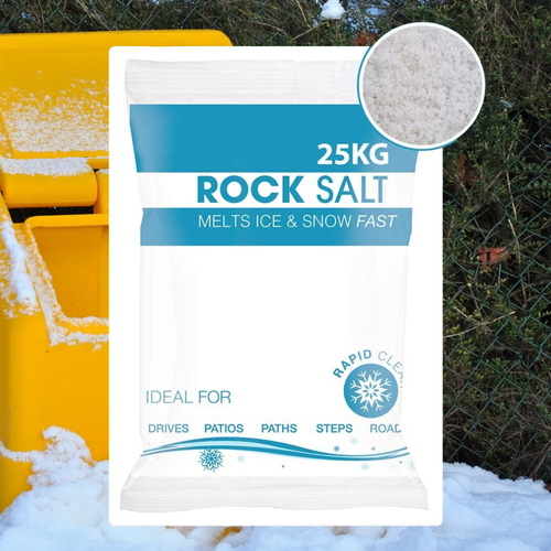 White Rock Salt De Icing Gritting, Defrost Ice & Snow Path, Steps ...