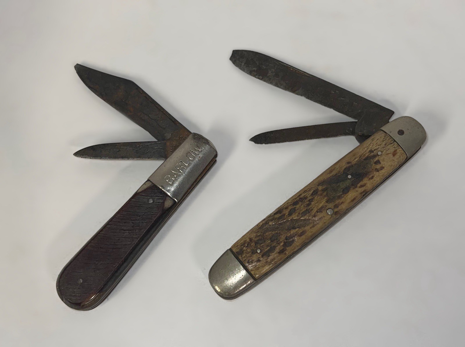 Lot Of 2 Antique Robeson Barlow Folding Pocket Knives Knife | eBay