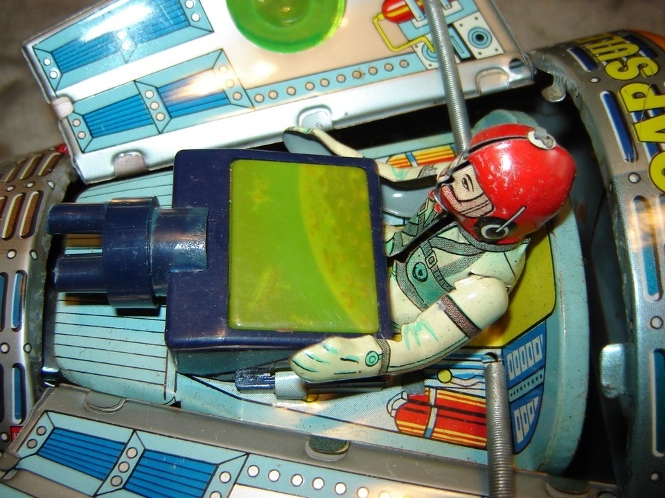 Vintage 1960s S.H Horikawa Japan New Space Capsule Battery Op w/box ...