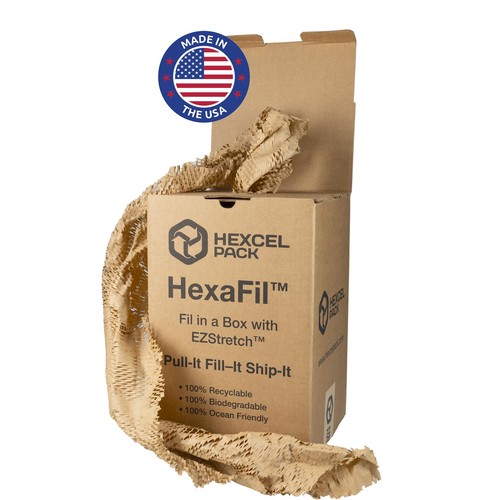 HexaFil Honeycomb Packing Kraft Paper 15" x 20400" (1700 ft) in Self ...