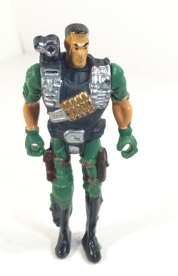 Green Robot Cyborg Villain Action Figure Toy 3.5in | eBay