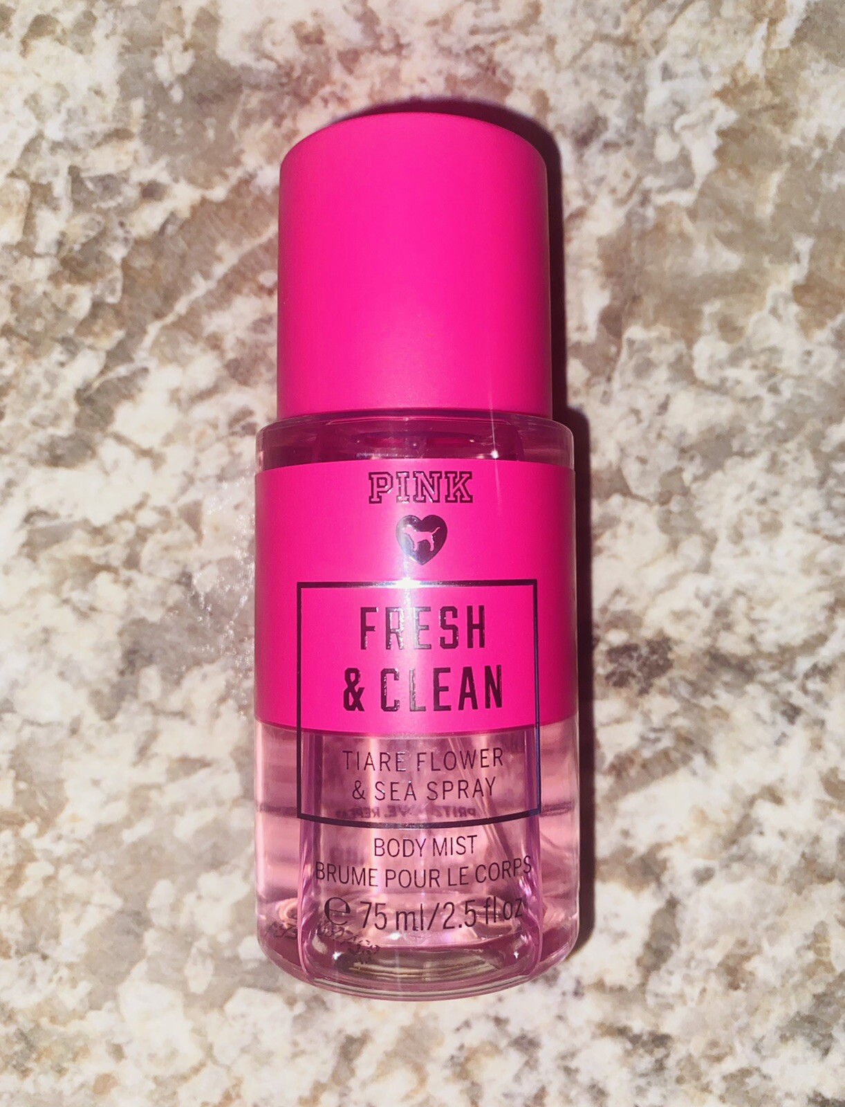 VICTORIA'S SECRET PINK FRESH & CLEAN BODY MIST 75 ML/2.5 FL OZ NEW RARE ...
