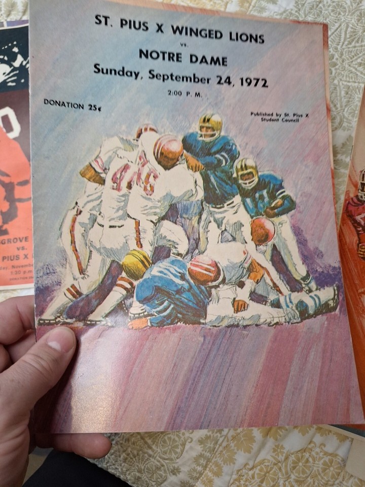 Lot of 12 Vintage Football Programs | eBay