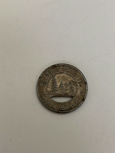Vintage Seattle Transit Token Good For One Fare | eBay