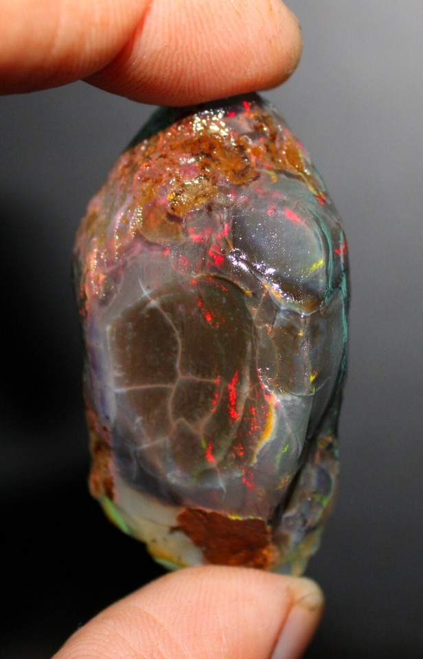 Opal rough, Ethiopian Opal, Large Opal Specimen Unique pure black opal ...