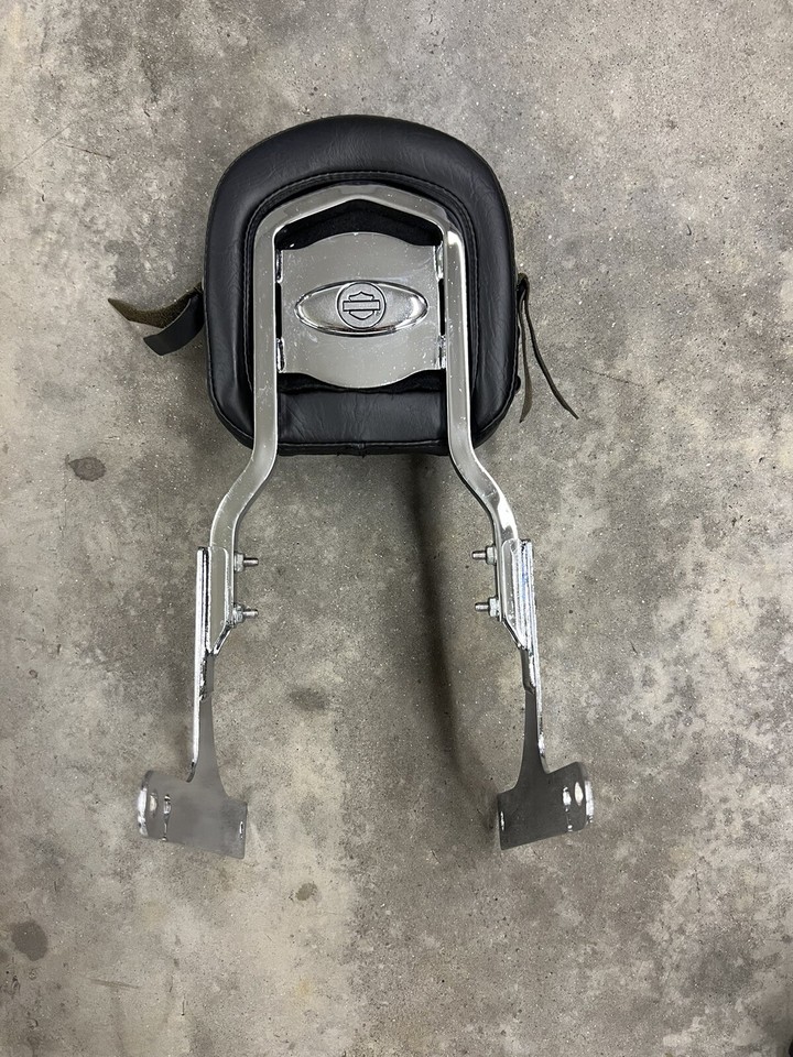 Harley Davidson Sissy Bar Backrest Assembly Sportster Dyna | eBay