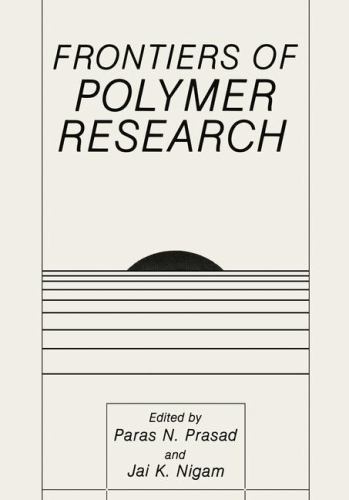 Frontiers of Polymer Research by J. K. Nigam (1992, Hardcover) for sale ...
