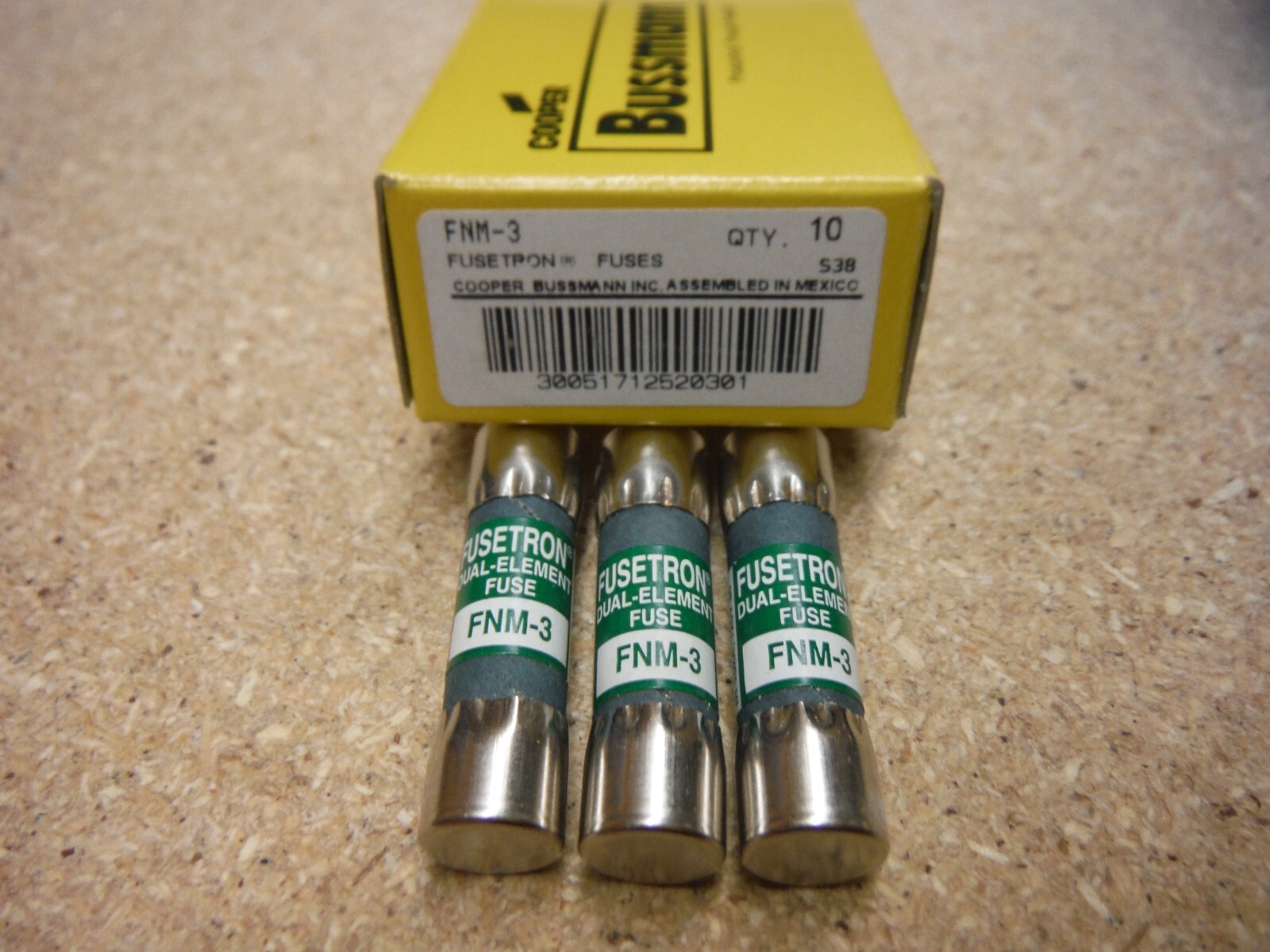Bussmann FNM-3 (FNM3) Dual-Element Fuse- Box of 10 (10pk) | eBay