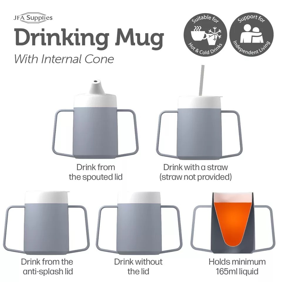 Drinking Cup/beaker/mug/sippy Cup For Disabled Adults With Easy Grip ...