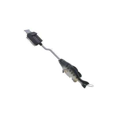 GEI Bass Fish BBQ Grill Brush - Stainless Steel Grilling Tool, Unique ...
