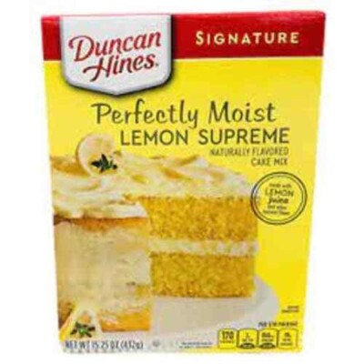 Duncan Hines Signature Cake Mix, Lemon Supreme, 15.25 oz | eBay