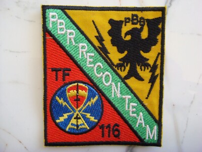 US NAVY PBR RECON TEAM TASK FORCE TF-116, VIETNAM WAR PATCH | eBay