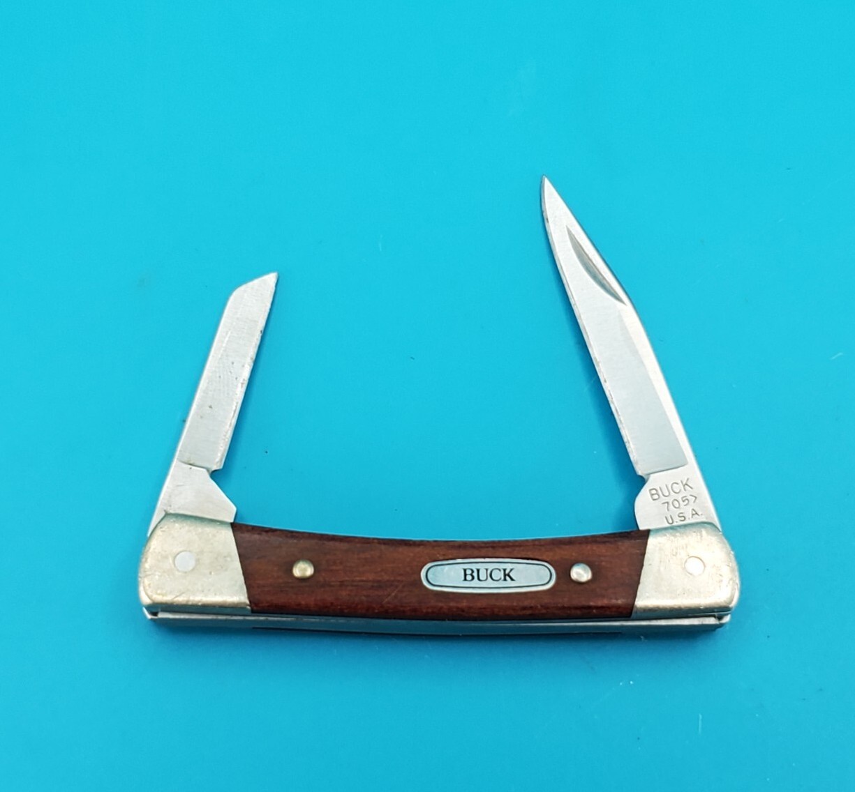 Buck USA Pony 705 Two Blade Pocket Knife! 1987 | eBay