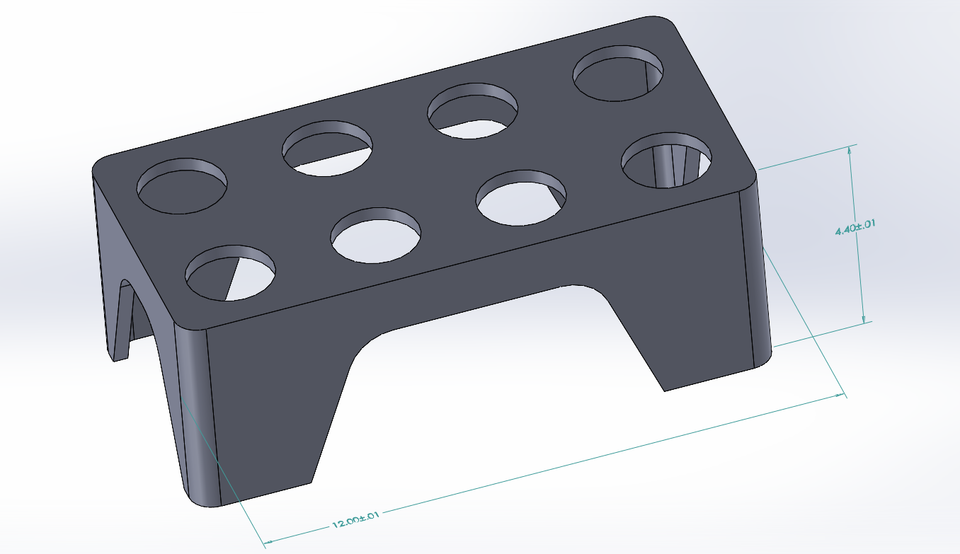 (2-pack) BLEM CAT40/BT40/NMTB40 CNC Tool Holder Rack - Holds 16 Tools ...