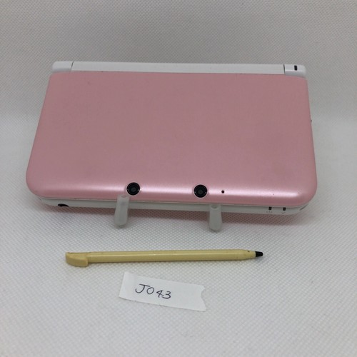 NINTENDO 3DS LL XL Game Console Stylus Pen Pink White Excellent #J043 ...