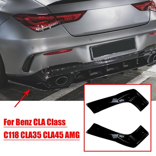 Rear Bumper Splitter Side Vent Kit For Benz CLA Class C118 CLA35 CLA45 ...