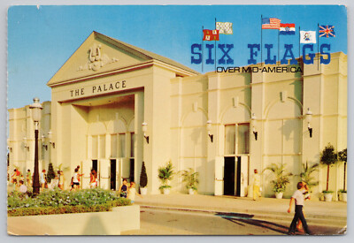 Six Flags Over Mid-America Amusement Park The Palace View Postcard | eBay
