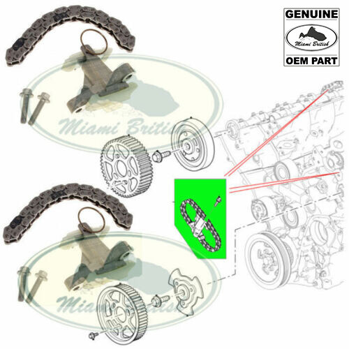 LAND ROVER TIMING CHAIN x2 RANGE SPORT LR3 LR4 RANGE DIESEL V6 2.7L 3 ...