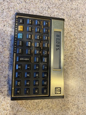 HP 12C Financial Calculator Good Batteries In Working Condition | eBay