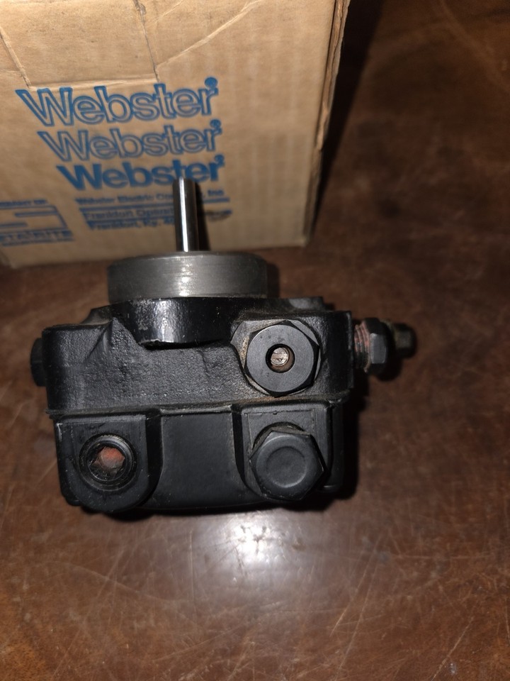 Webster Electric Fuel Oil Burner Pump Single Stage 3450 RPM 728n 42851 ...