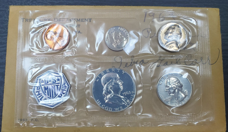 *LOT OF 3* 2x 1963 & 1964 United States Mint Proof Set - 90% Silver ...